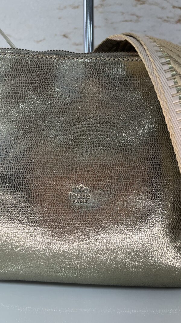 Sac bandoulière Noeli XS RX Mila Louise en cuir oyster