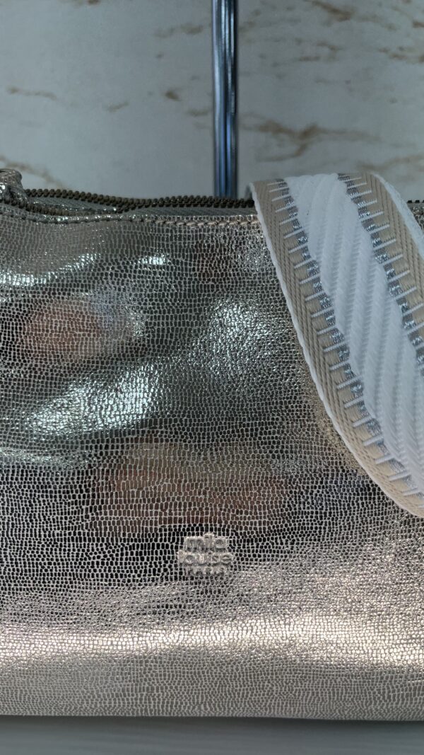 Sac bandoulière Noeli XS RX Mila Louise en cuir latte